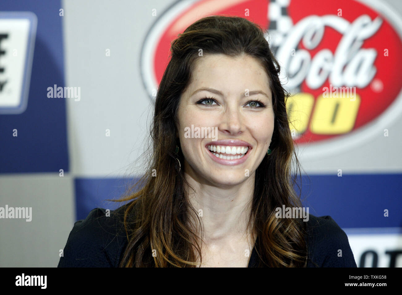 Jennifer Biel, who stars in the movie "The A-Team" is interviewed at ...