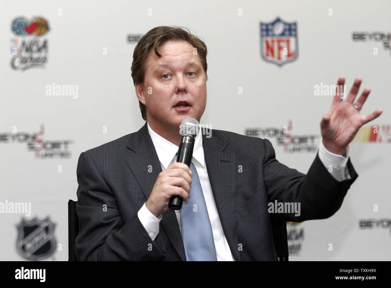 NASCAR chairman and CEO Brian France announces NASCAR's involvement ...