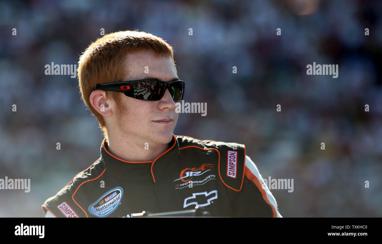 NASCAR driver Cole Whitt during driver introductions before the Coca ...