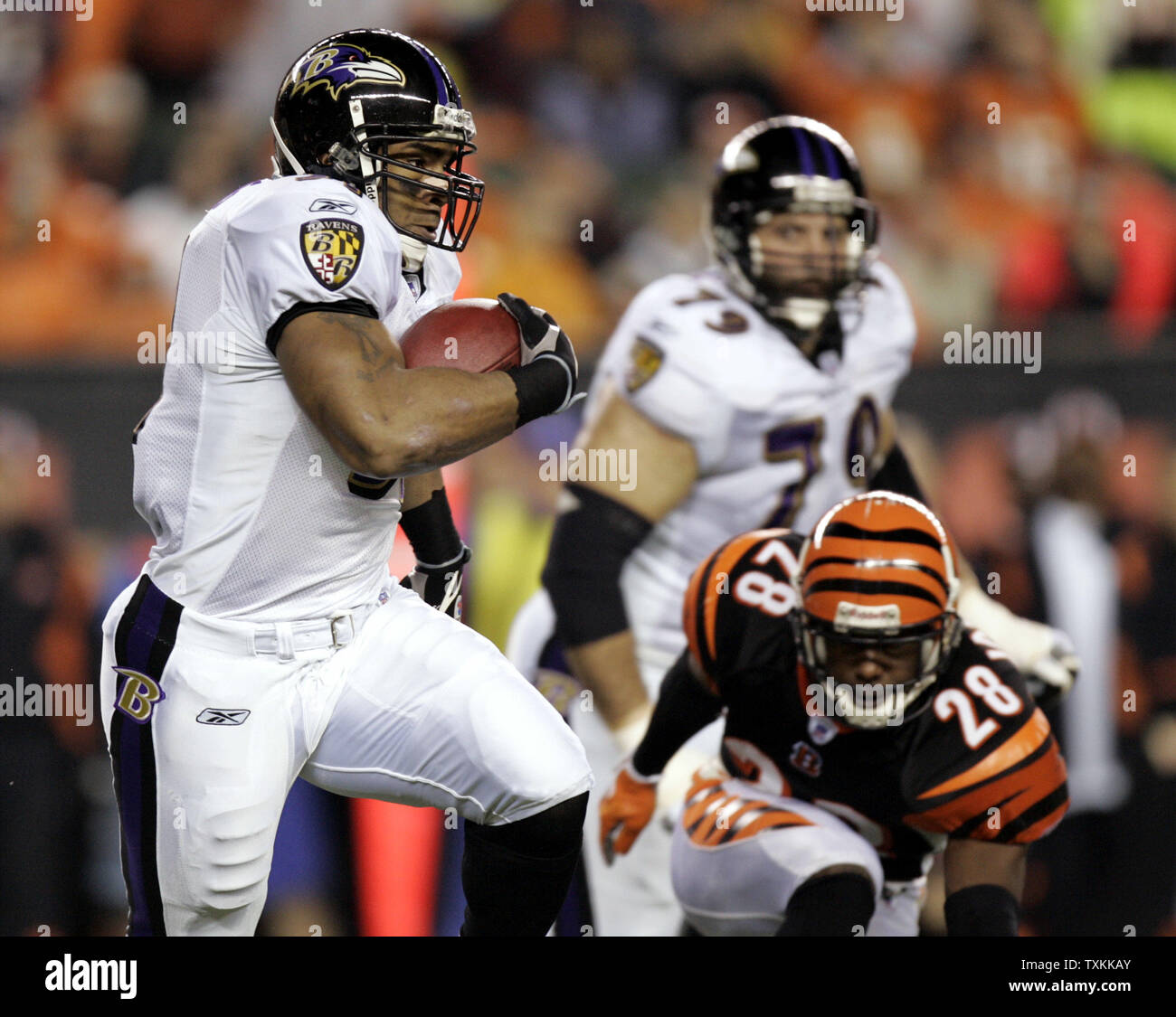Baltimore ravens running back jamal hi-res stock photography and images ...