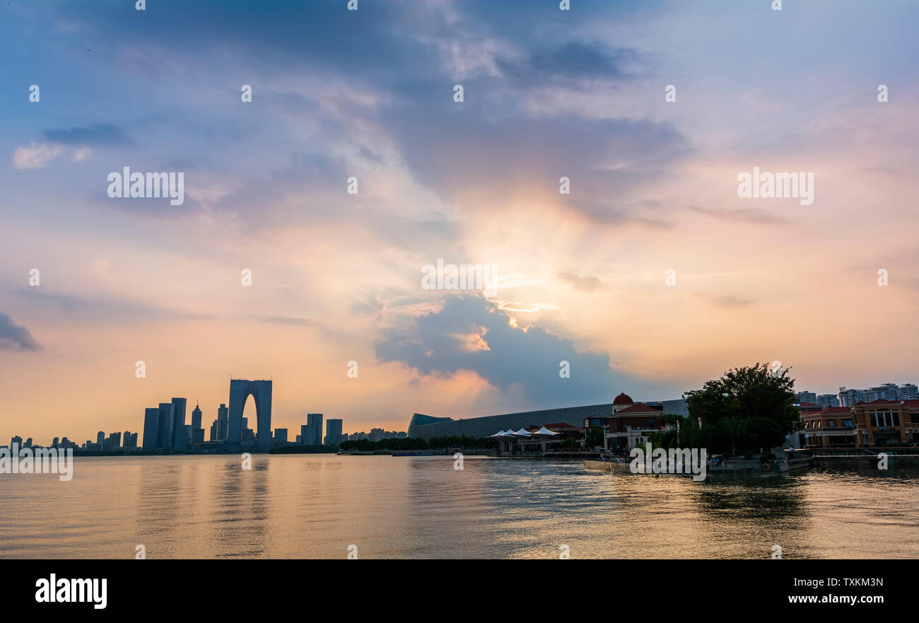 Jinji Lake Scenic Area, Suzhou Stock Photo - Alamy