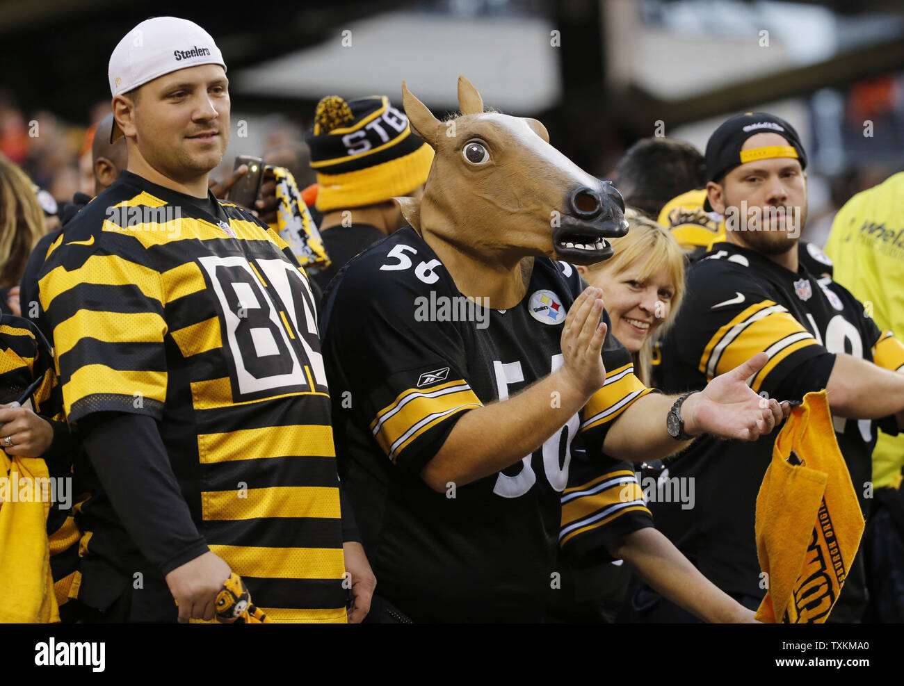 Pittsburgh steelers fans cheer in hi-res stock photography and images ...