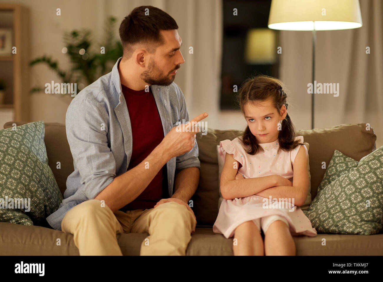 Father angry daughter hi-res stock photography and images - Alamy