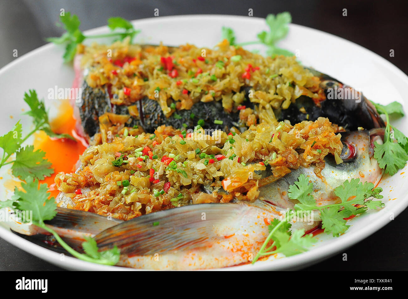 Chili fish head hi-res stock photography and images - Alamy