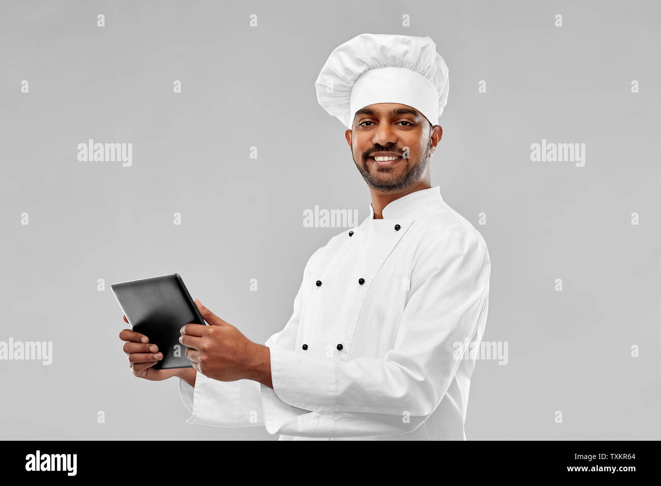 Chefs tablet hi-res stock photography and images - Alamy