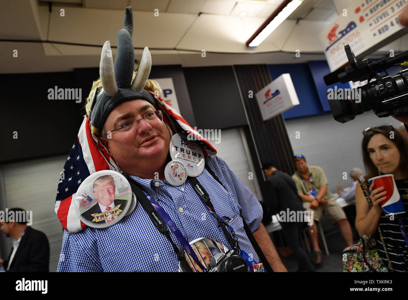 Republican convention 2016 hat hi-res stock photography and images - Alamy