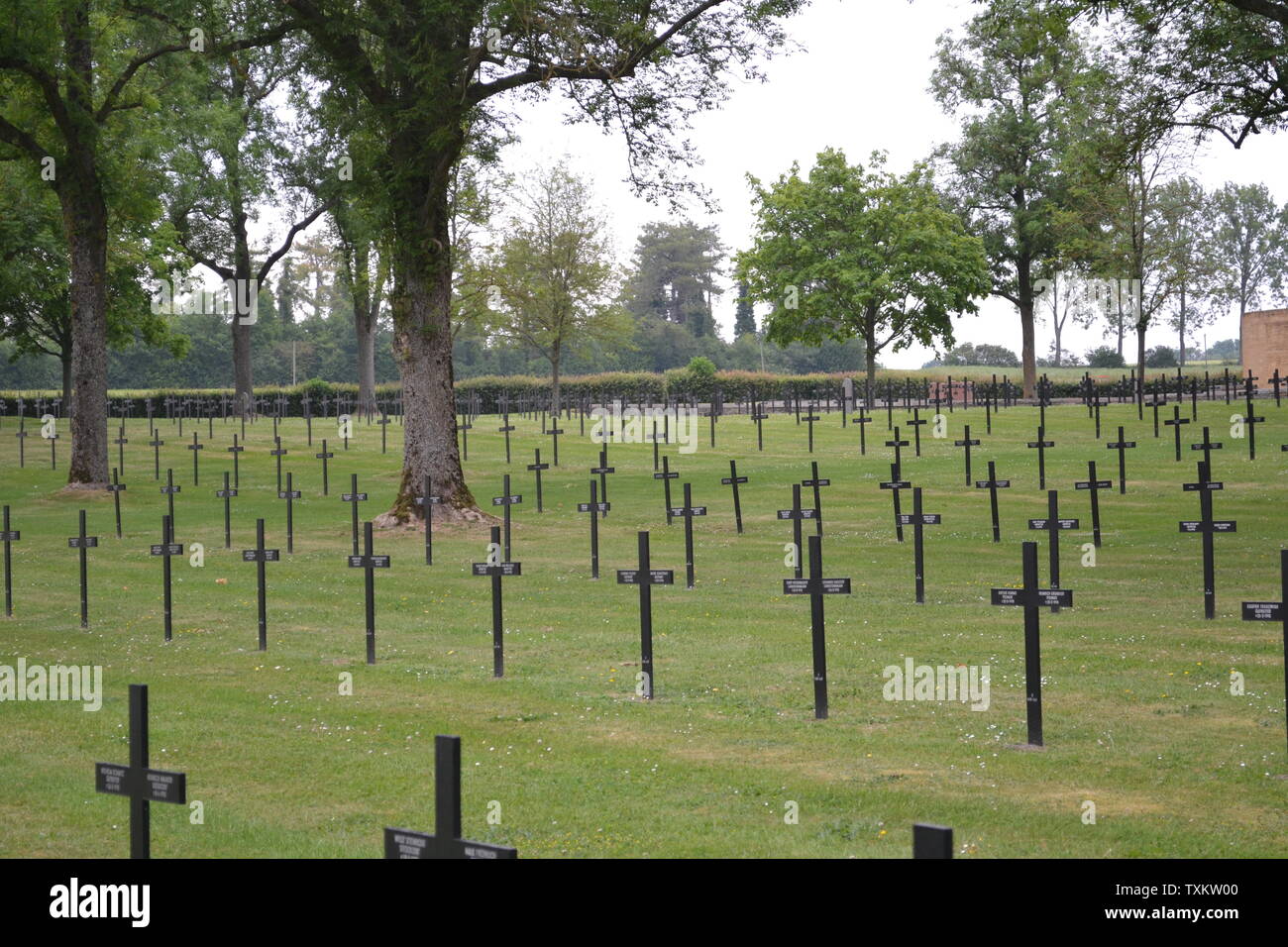 German Cemetery, Fricourt Stock Photo - Alamy