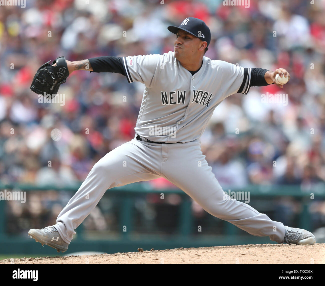 New York Yankees Nestor Cortes Jr pitches in the fourth inning against ...