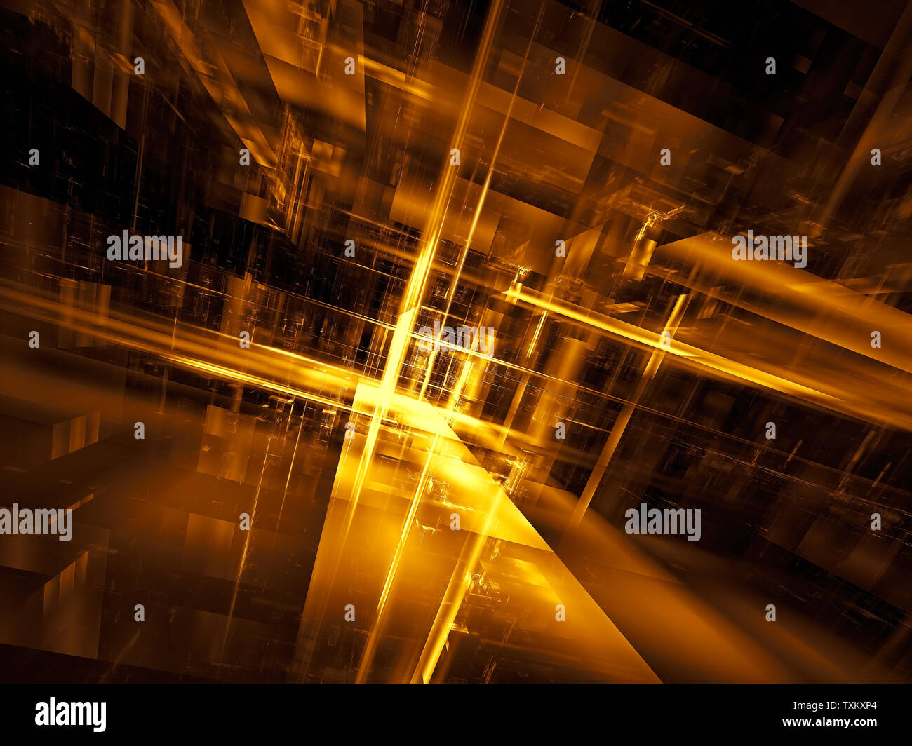 Perspective background - abstract digitally generated 3d illustration ...