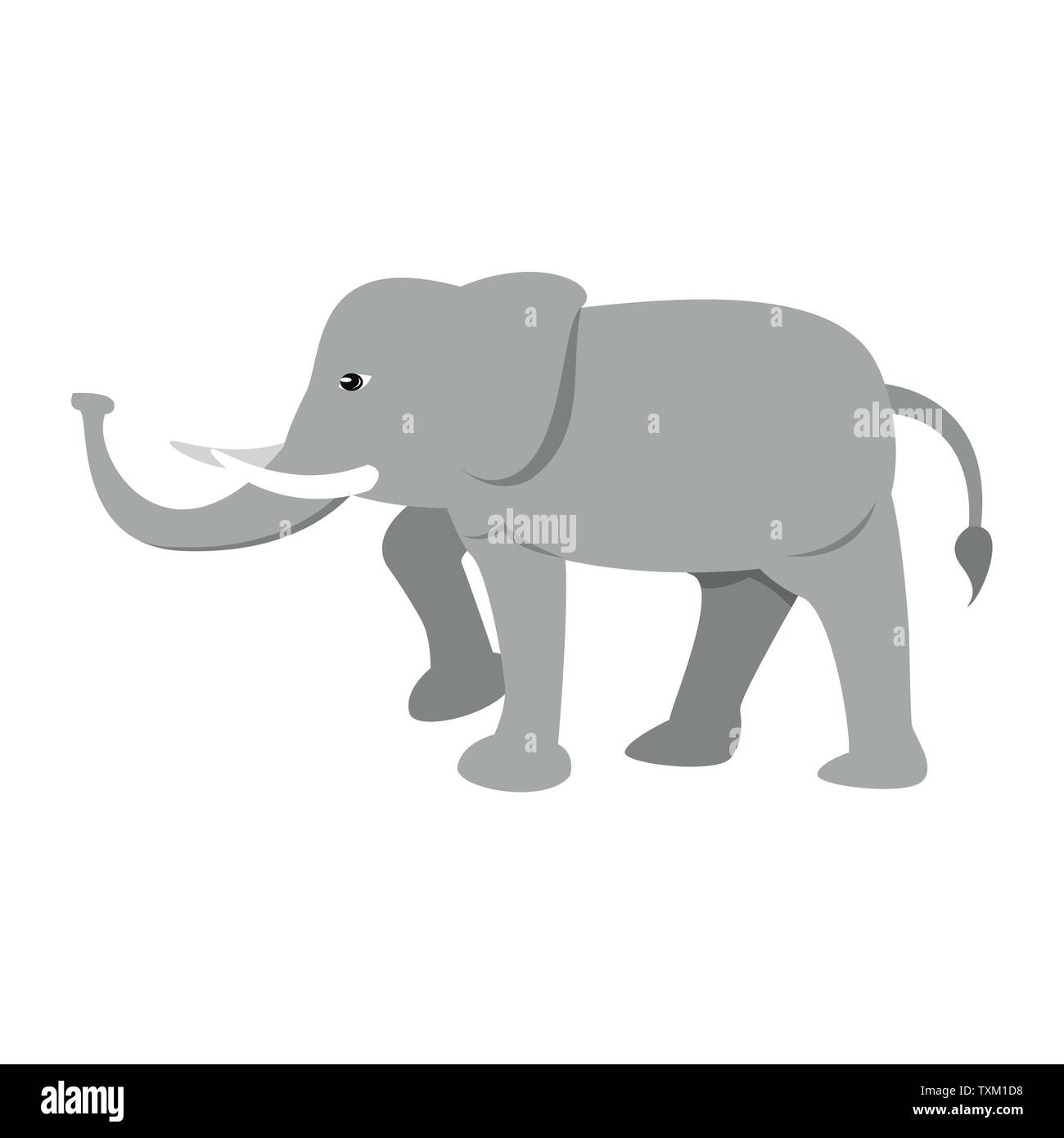 grey elephant icon cartoon isolated Stock Vector Image & Art - Alamy