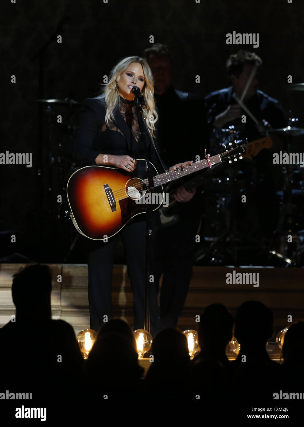 Miranda Lambert sings at the 2016 Country Music Awards at Bridgestone ...