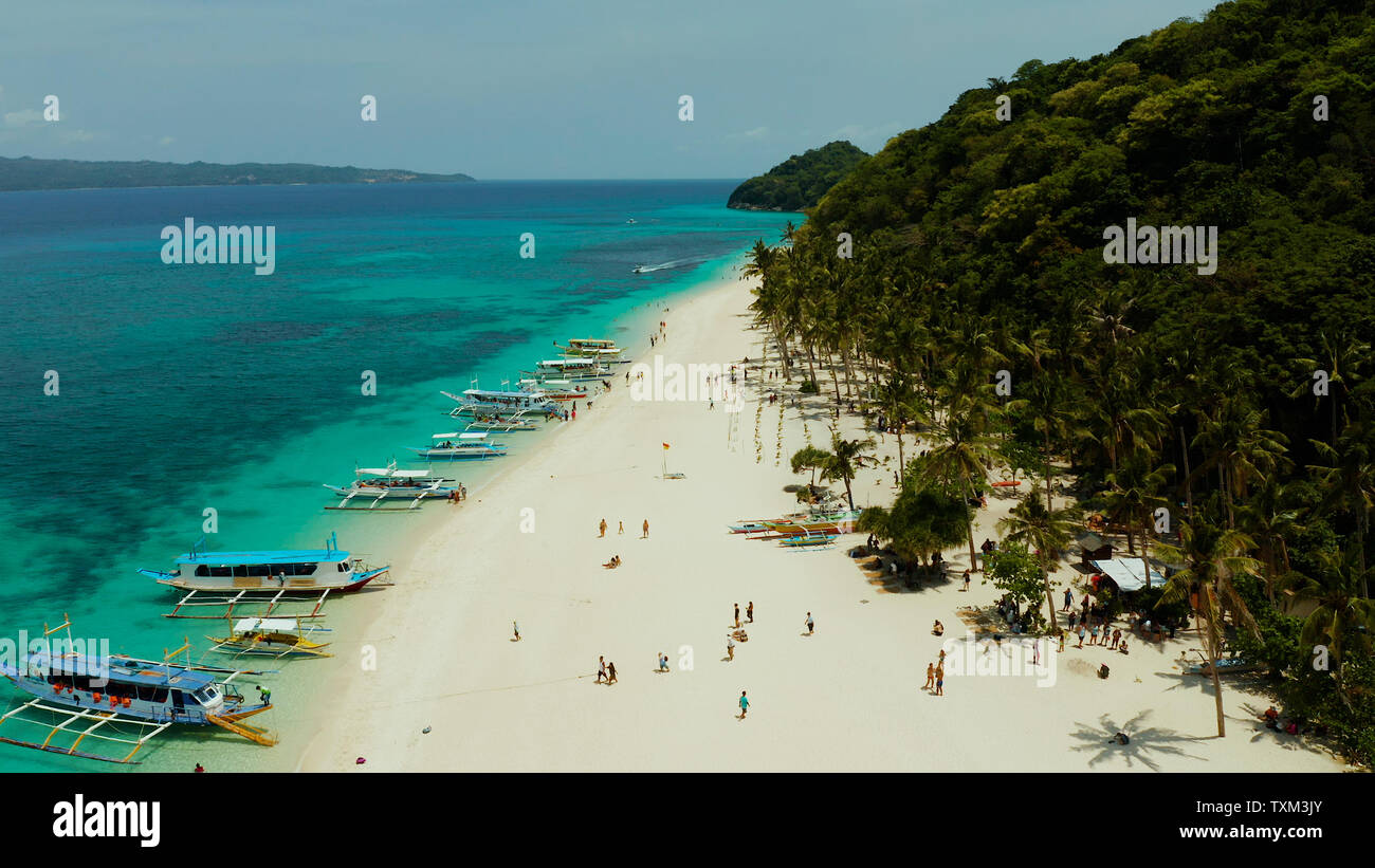 Puka beach aerial philippines hi-res stock photography and images - Alamy