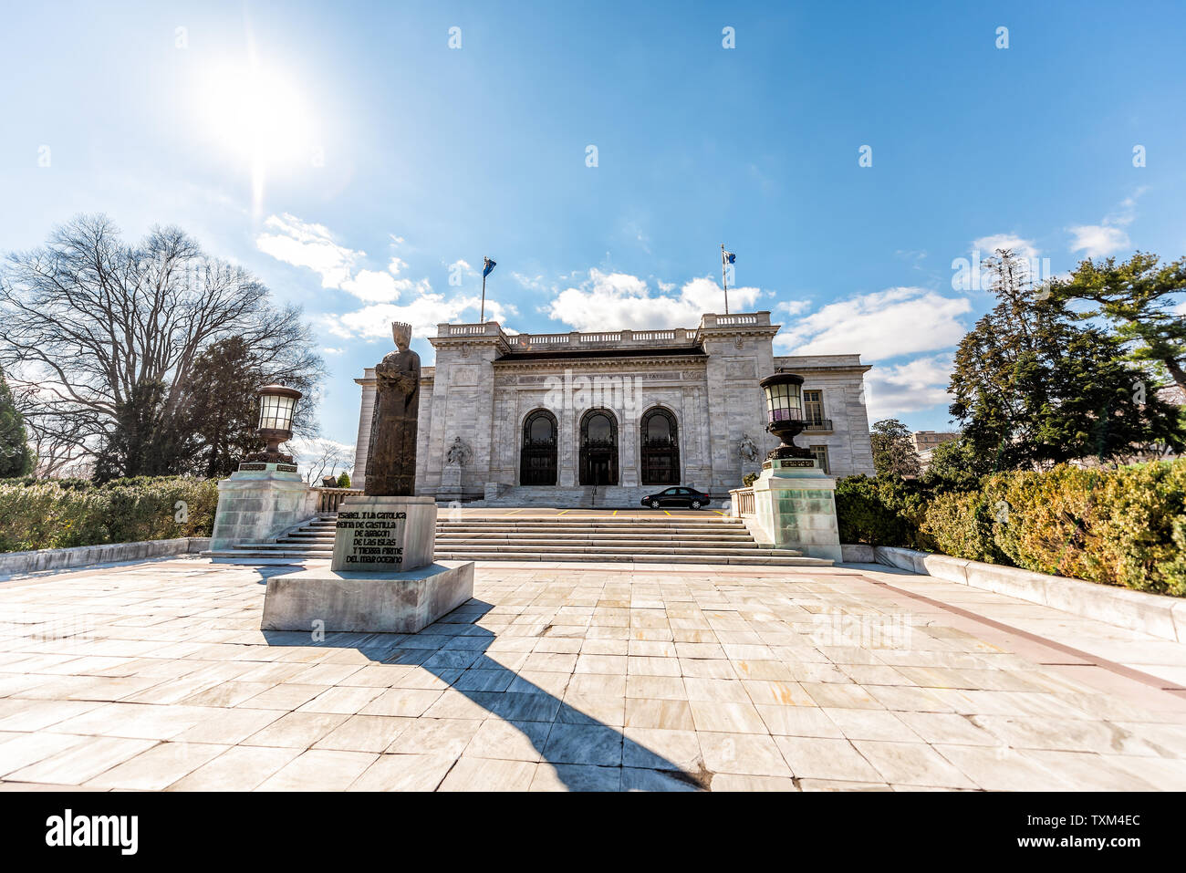 Washington DC, USA - March 9, 2018: Wide angle of Organization of ...