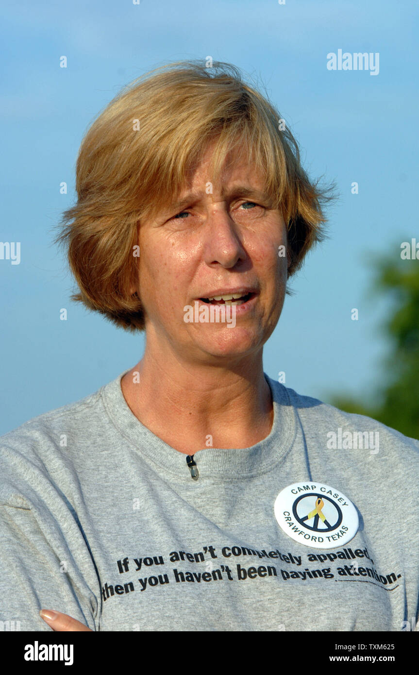 Peace activist Cindy Sheehan, whose son died in Iraq in April, 2004, is ...