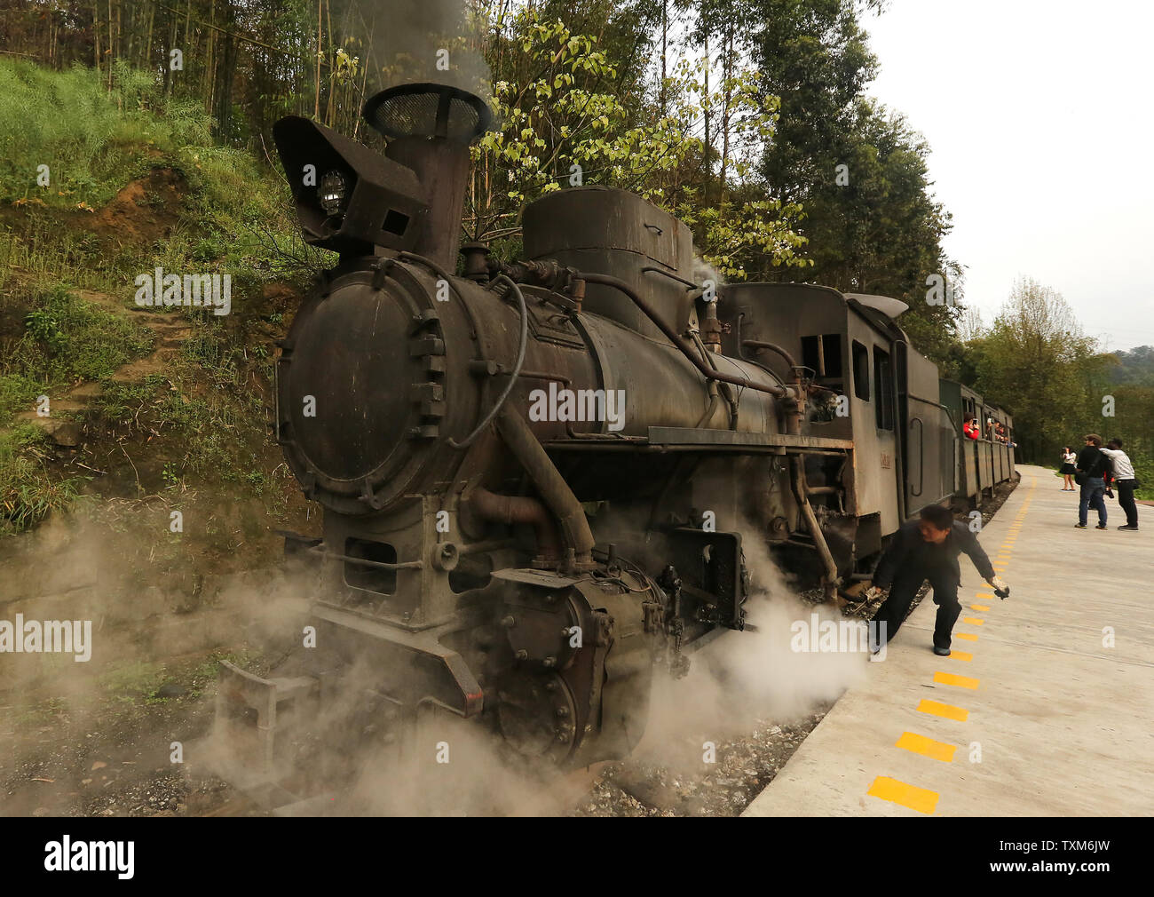 Modern built steam locomotive hi-res stock photography and images - Alamy