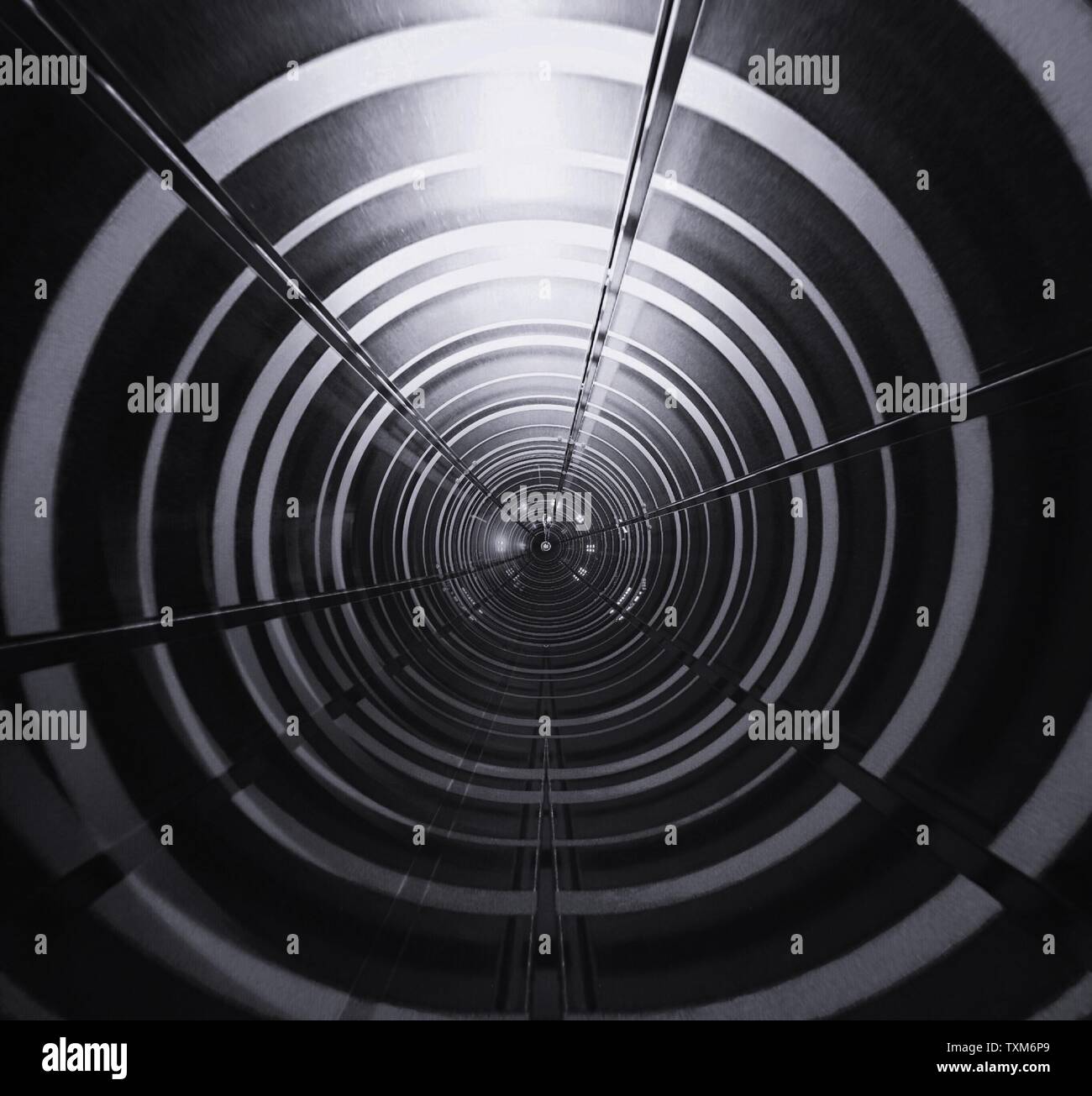 A circle of surround, black and white, art style Stock Photo - Alamy