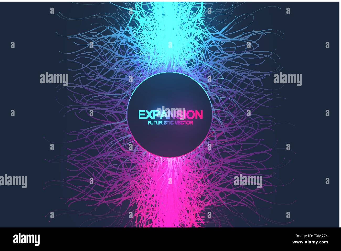 Abstract explosion zoom blur Stock Vector Images - Alamy