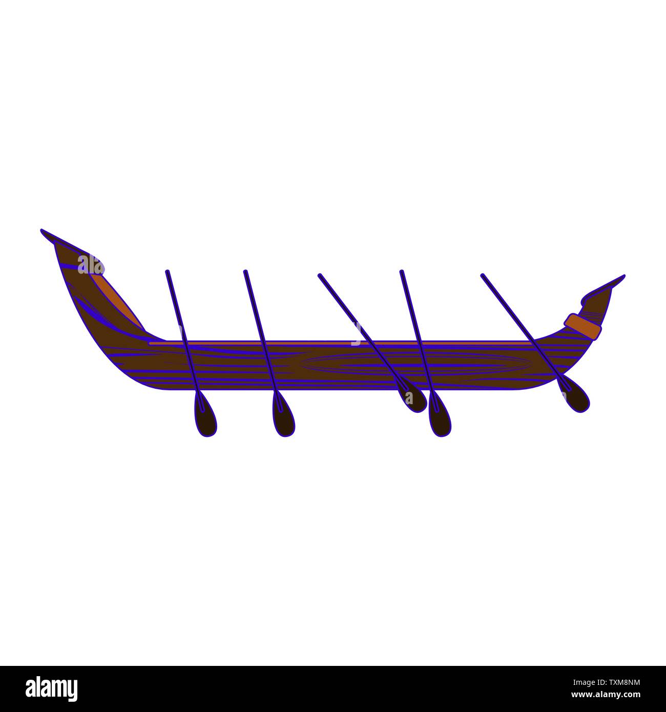 Traditional barge Cut Out Stock Images & Pictures - Alamy