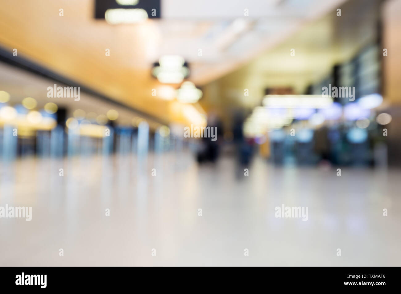 Blur interior of modern hall Stock Photo - Alamy