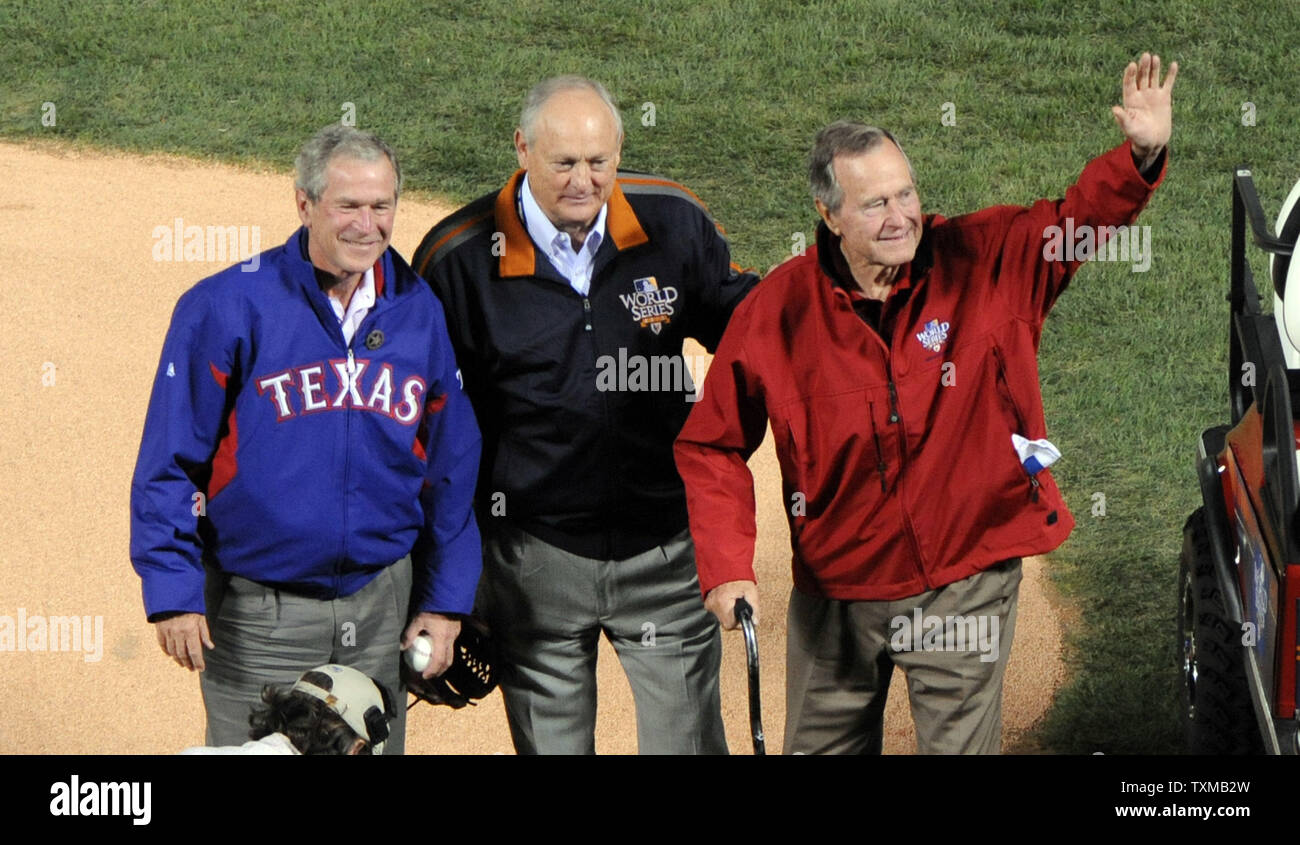 Rangers owner george bush hi-res stock photography and images - Alamy