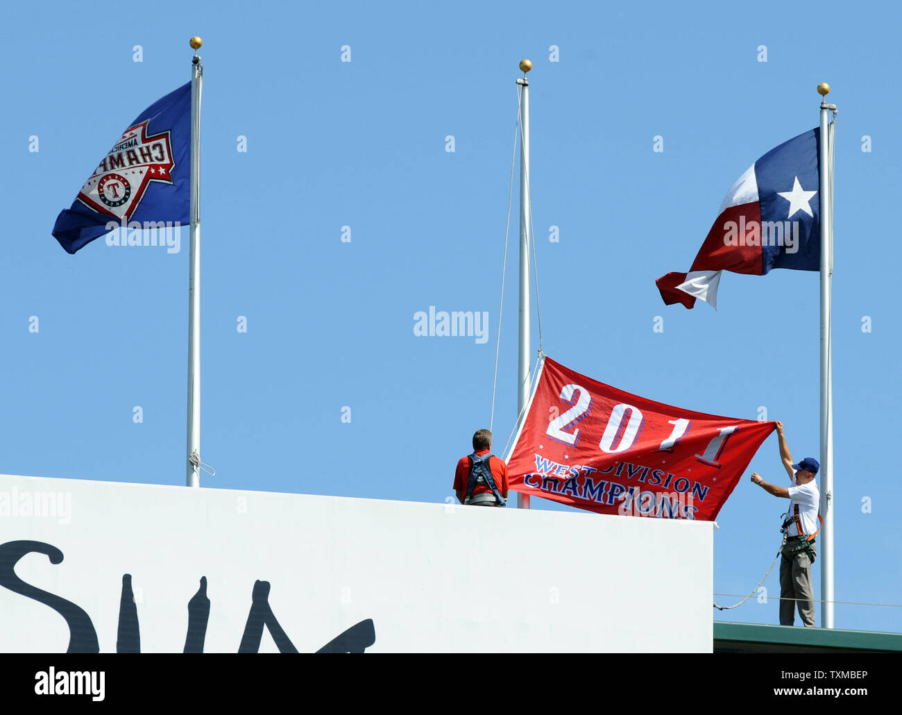 Champions flag hi-res stock photography and images - Alamy