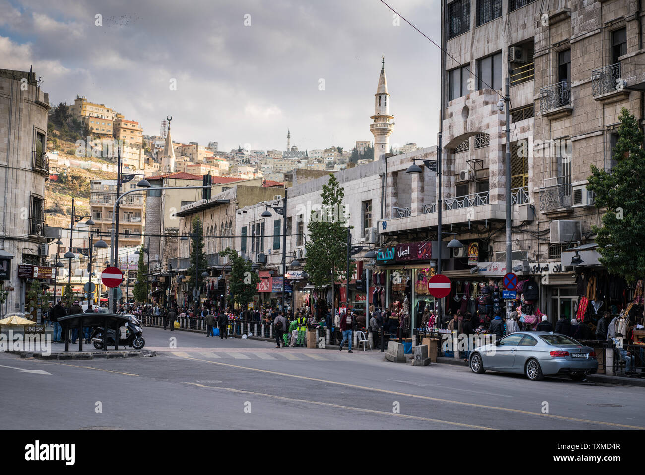 Street of the Amman, Jordan Stock Photo - Alamy