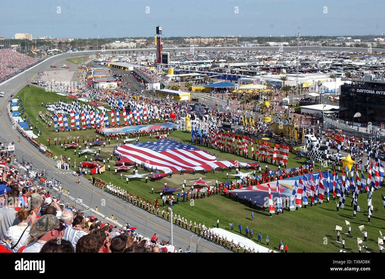 Pre race ceremonies prior to the start of the 47th annual Daytona 500 ...