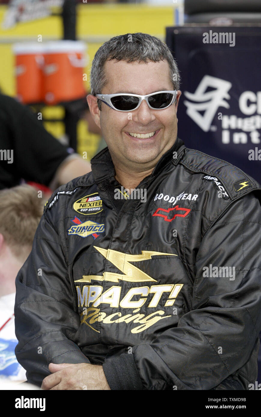Kevin LaPage waits on pit road for his turn to qualify for the Winn ...