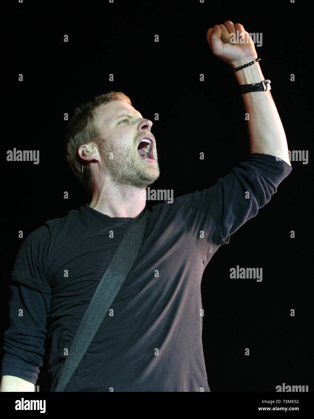 Country singer Dierks Bentley performs in concert after the running of ...