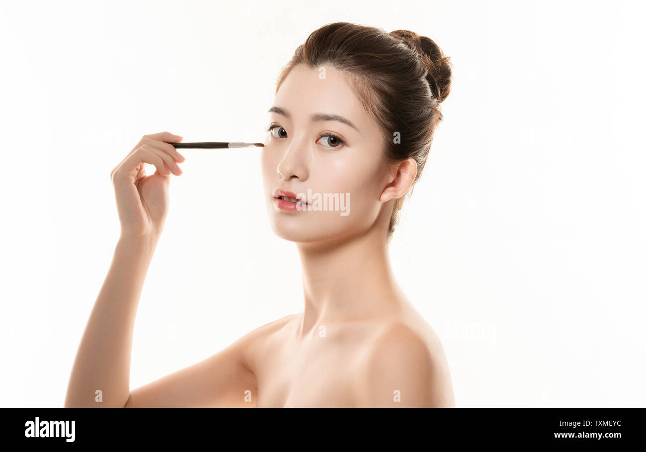 Makeup beauty in the shed Stock Photo - Alamy