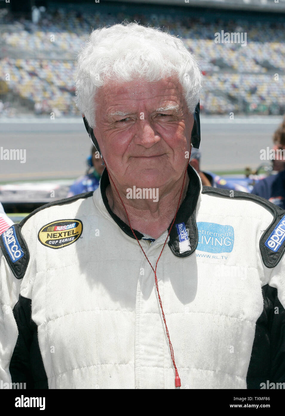 73 year old James Hylton waits on pit road for his turn to qualify for ...