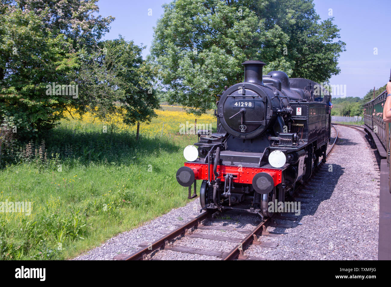 Ivatt Class 2 2-6-2T No. 41298 Steam Locomotive, Isle of Wight Steam ...