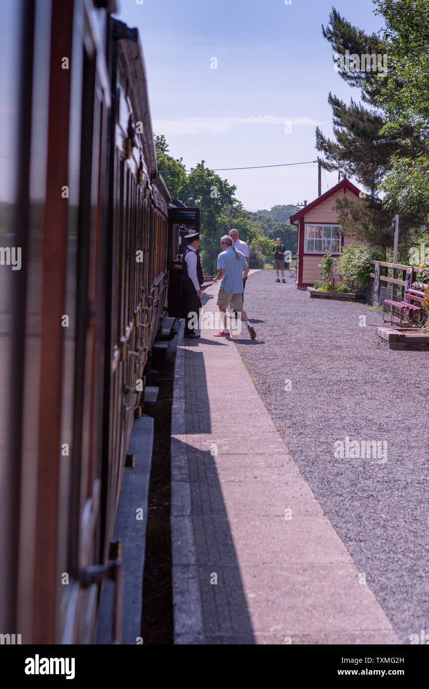 Isle of Wight Steam Railway Stock Photo - Alamy