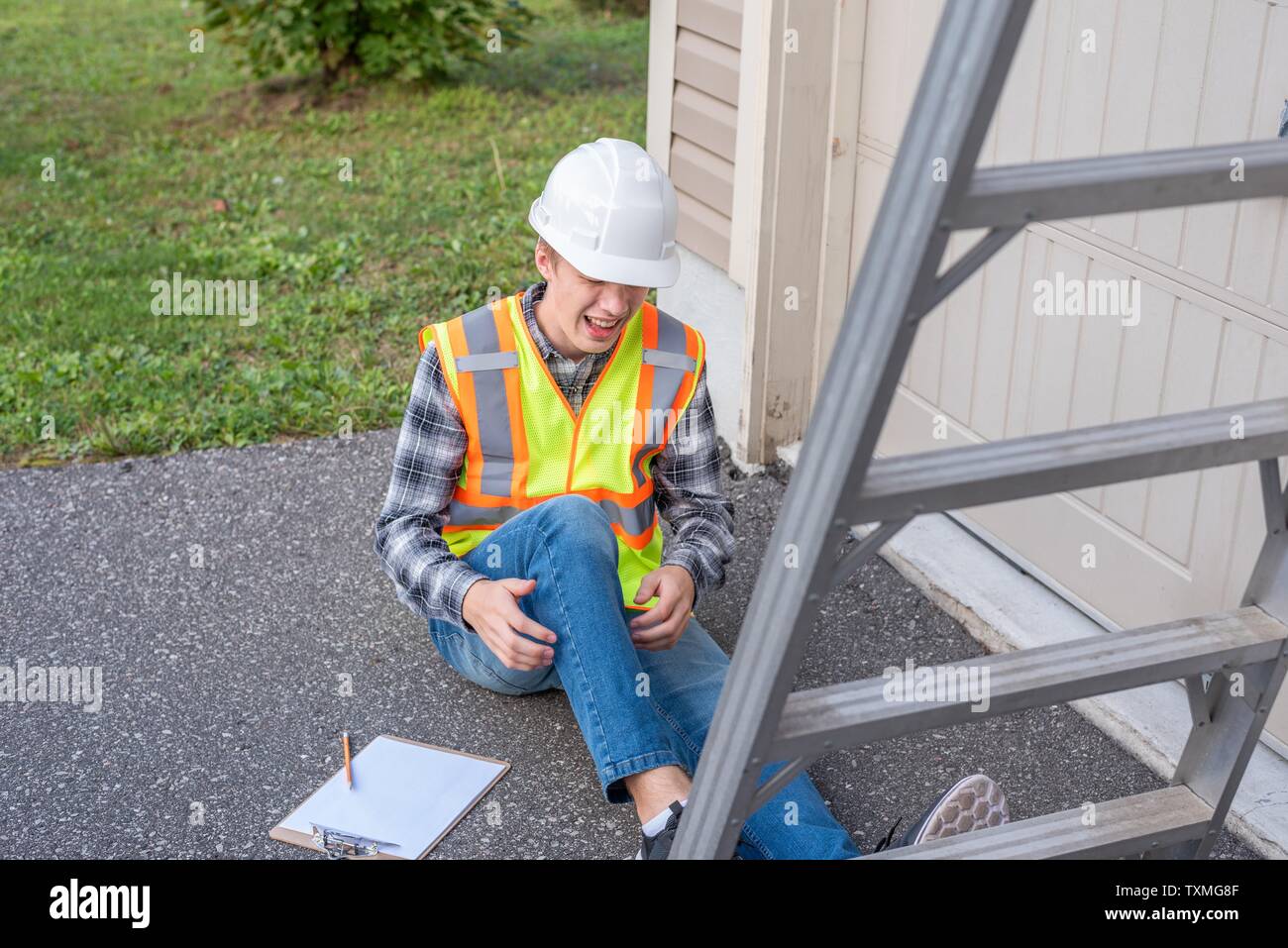Fallen Off Ladder High Resolution Stock Photography and Images - Alamy