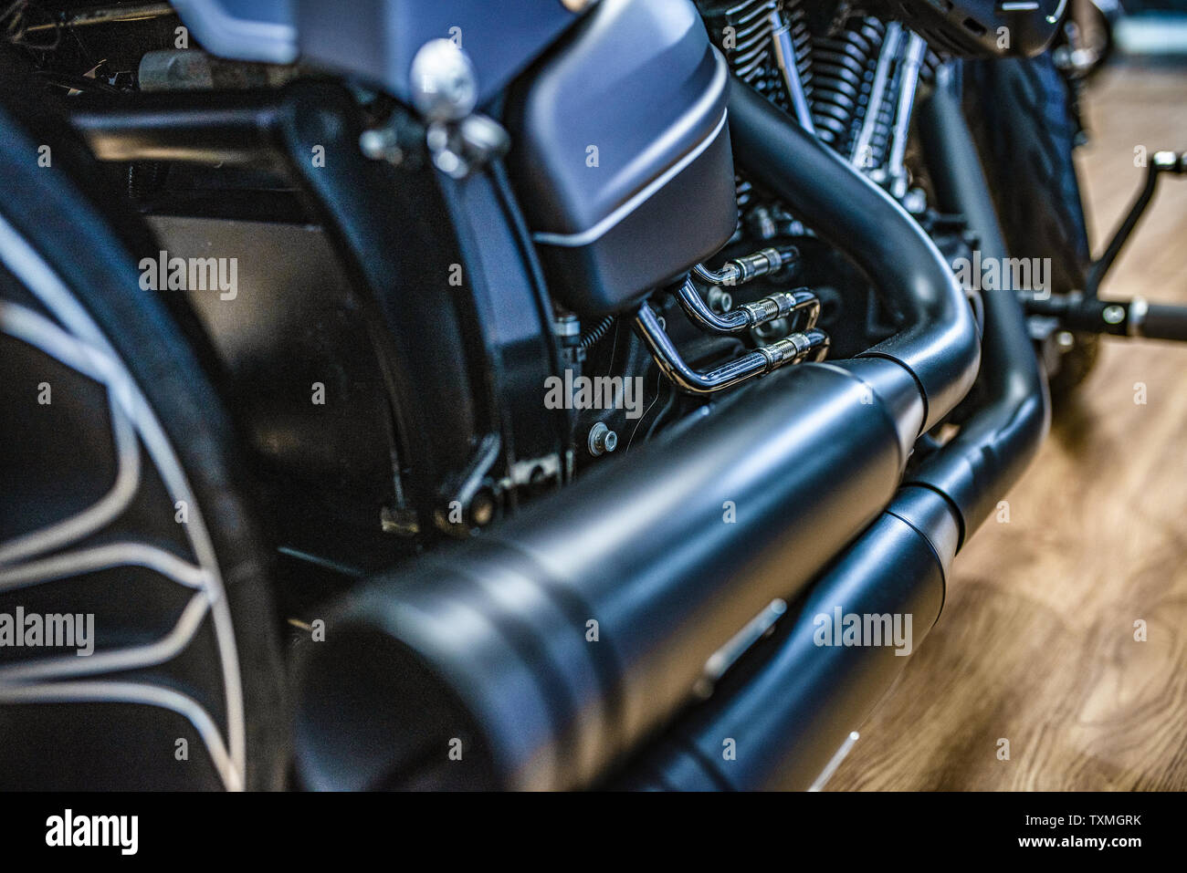 Details of motorcycle structure Stock Photo - Alamy