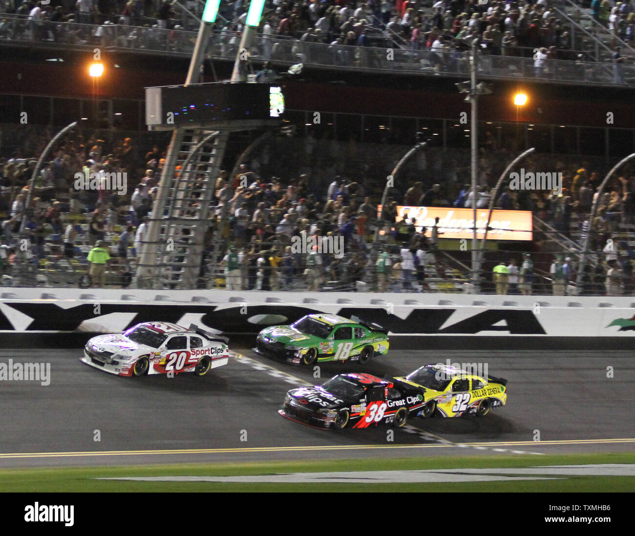 Joey logano win flag hi-res stock photography and images - Alamy