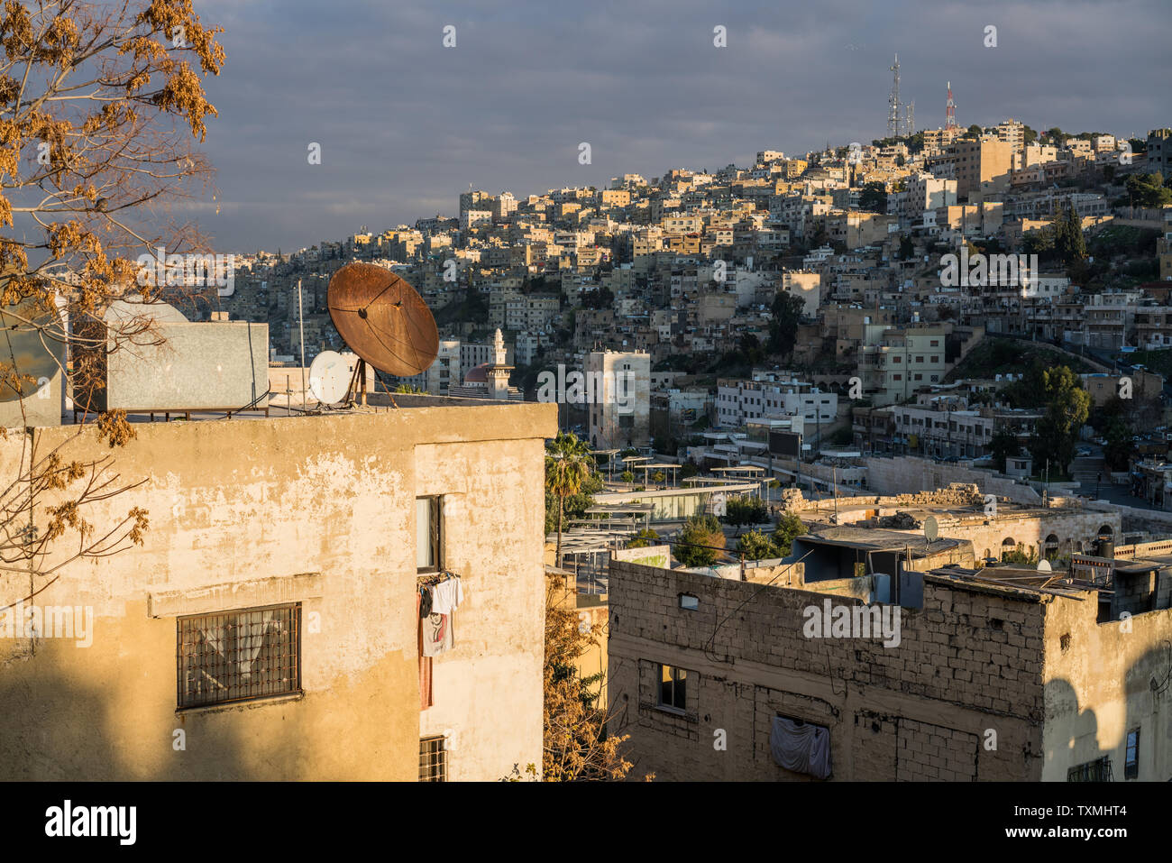 Aerial view of the Amman, Jordan Stock Photo - Alamy