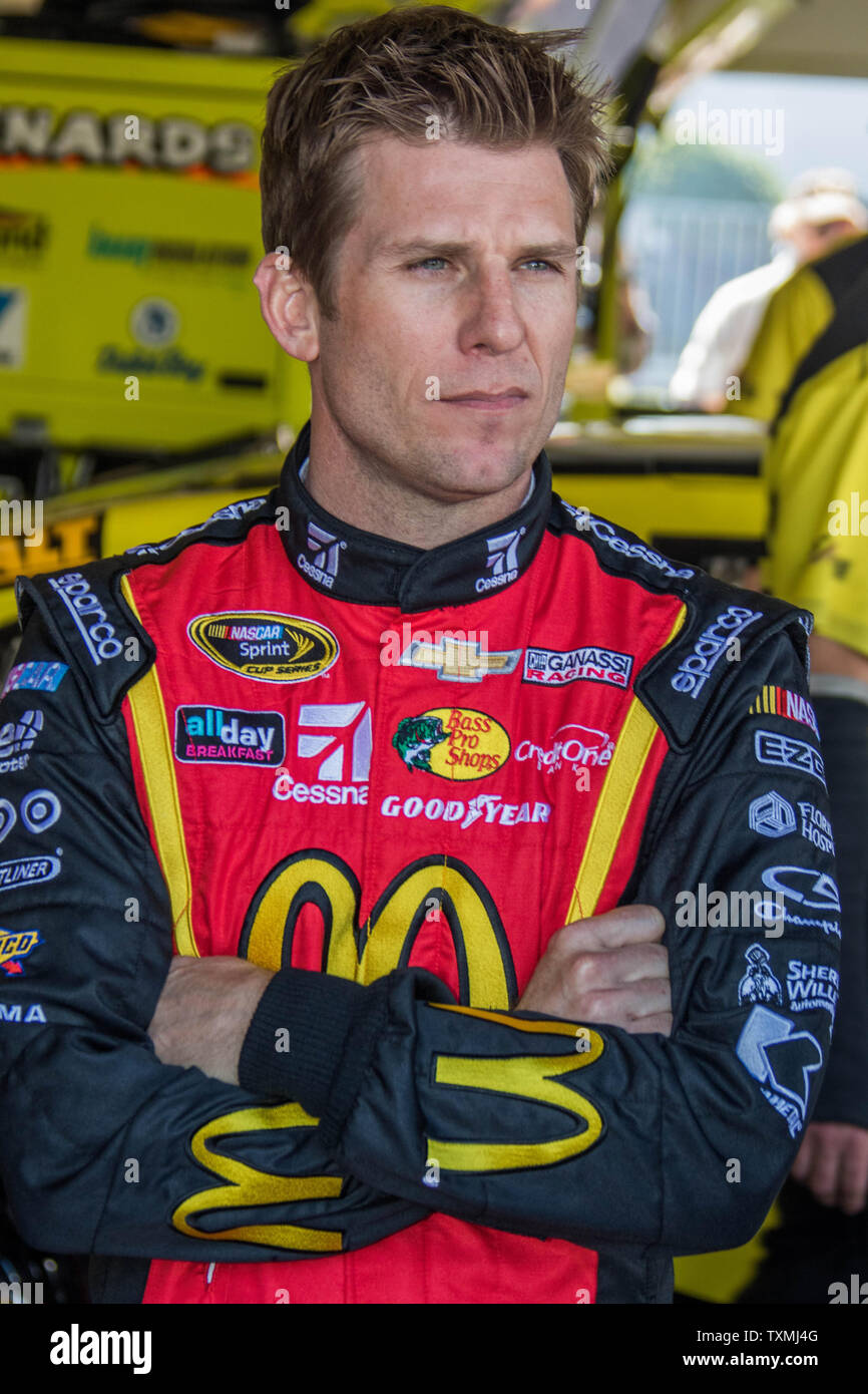 Jamie McMurray awaits the start of practice at Daytona International ...