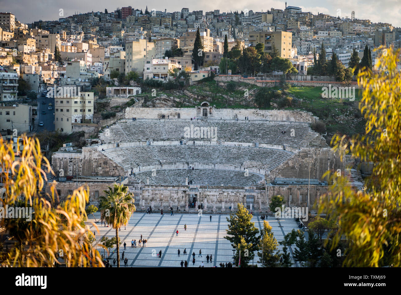 Aerial view of the Amman, Jordan Stock Photo - Alamy