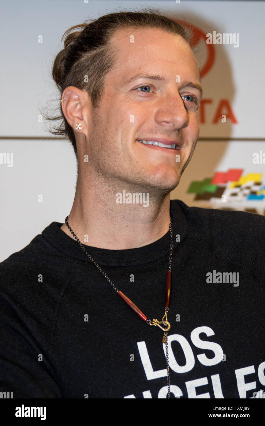 Tyler Hubbard of Florida Georgia Line at a press conference prior to ...