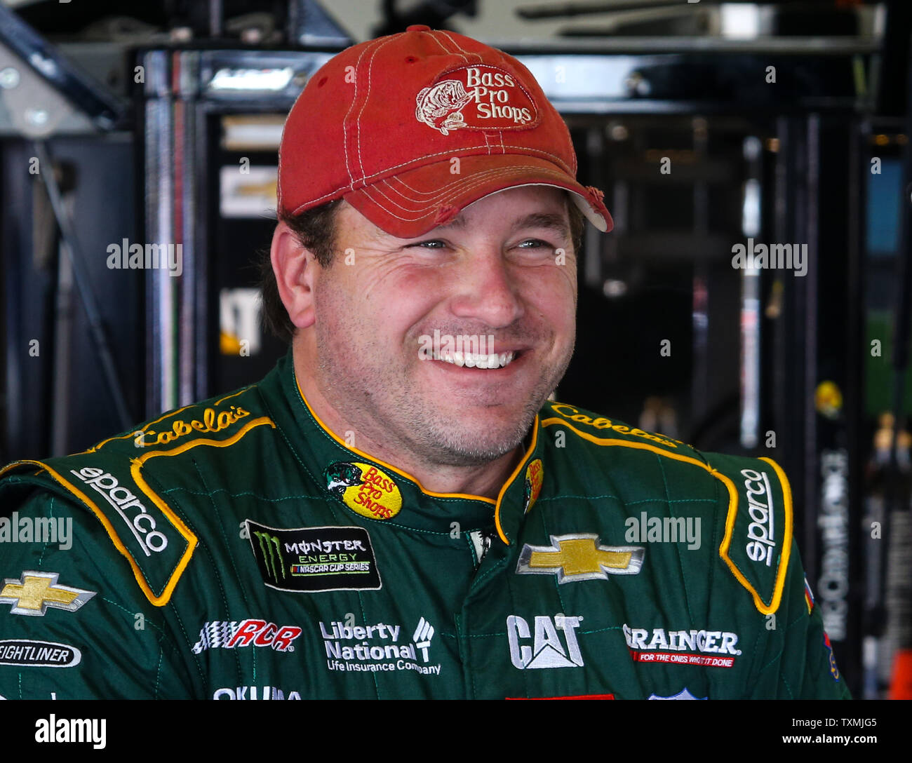 Ryan Newman smiles after completing practice for the 2018 Daytona 500, on February 17, 2018 in ...