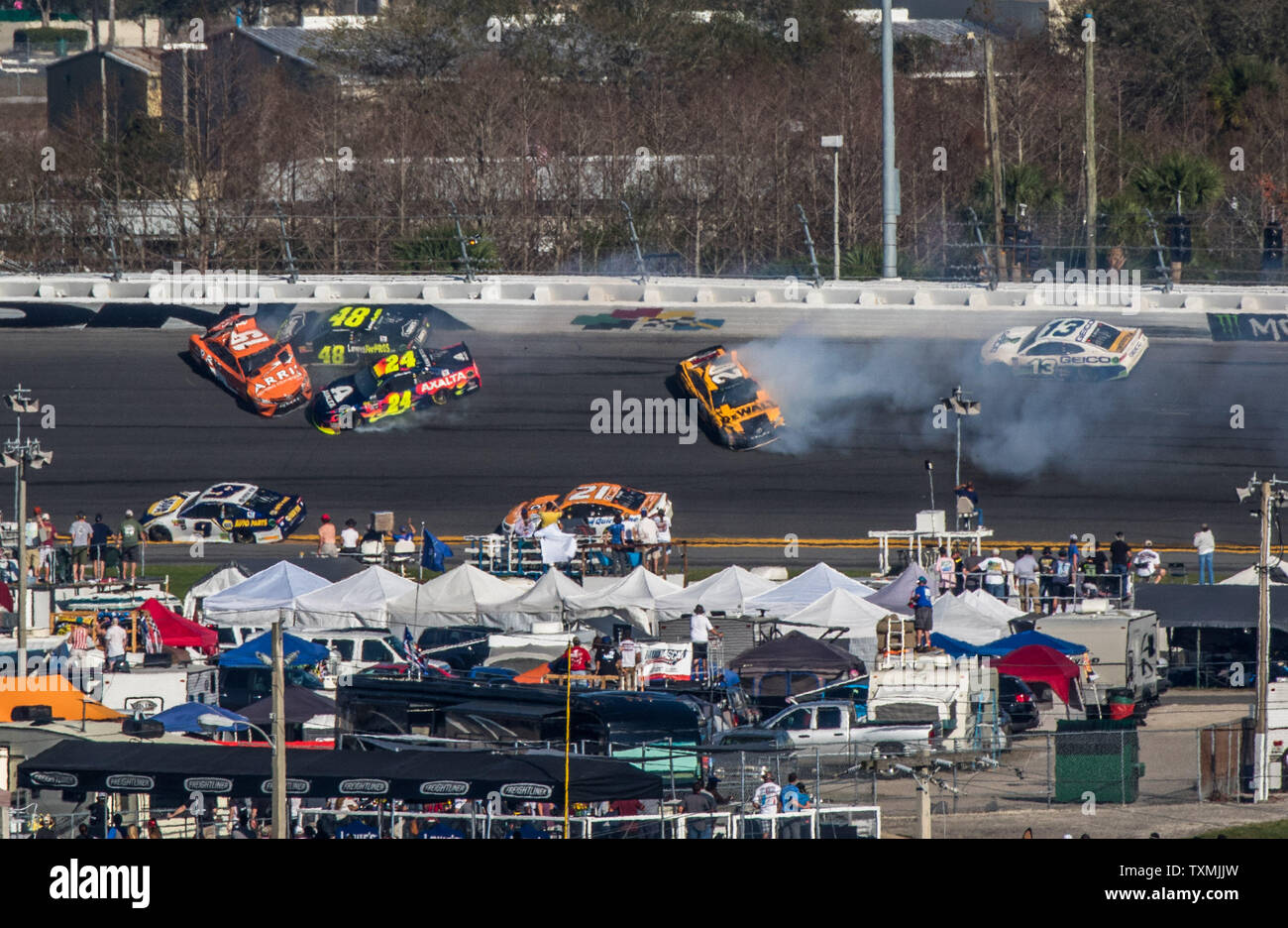 Speedway accident hi-res stock photography and images - Alamy