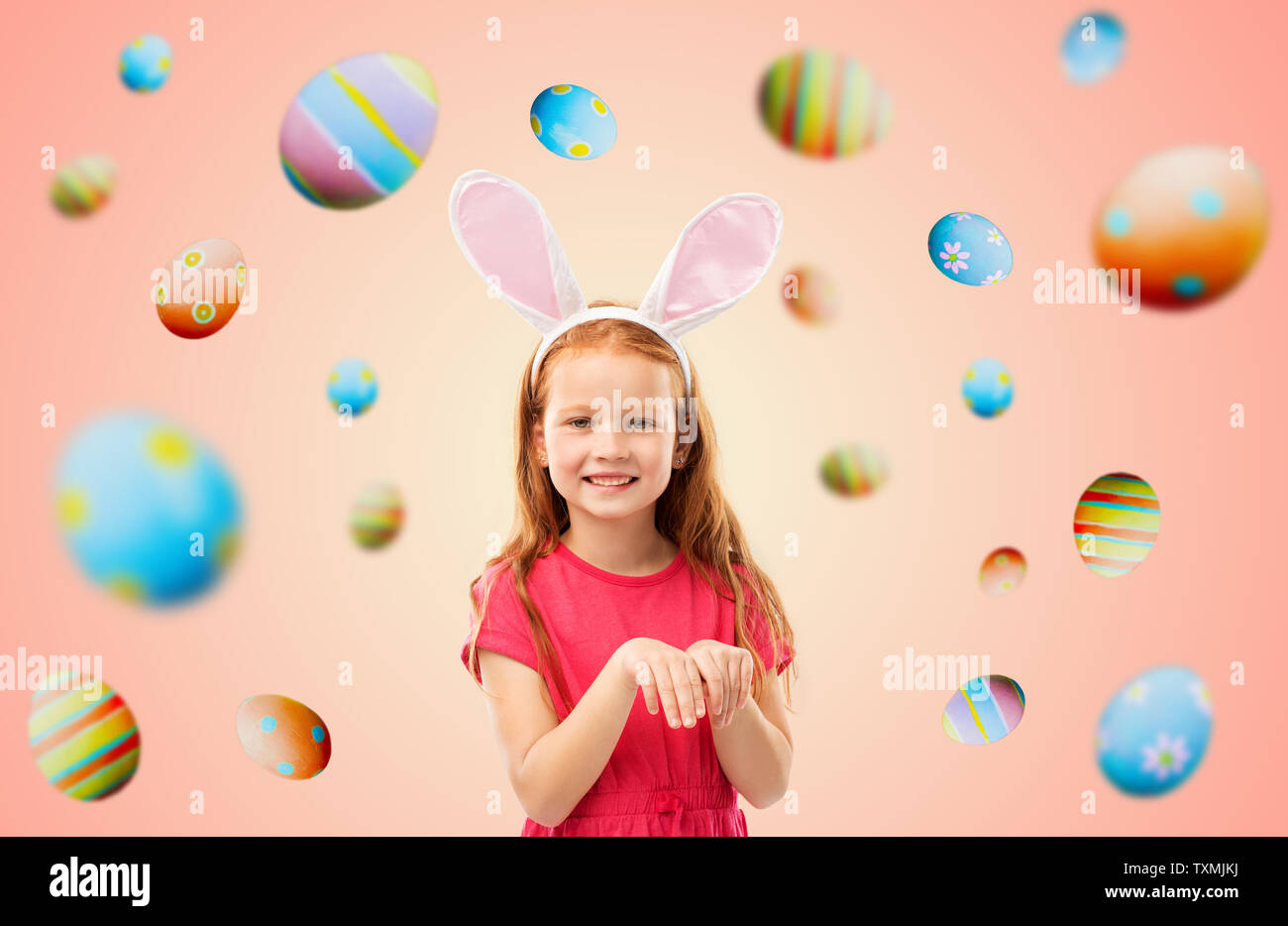 Red bunny ears hi-res stock photography and images - Alamy