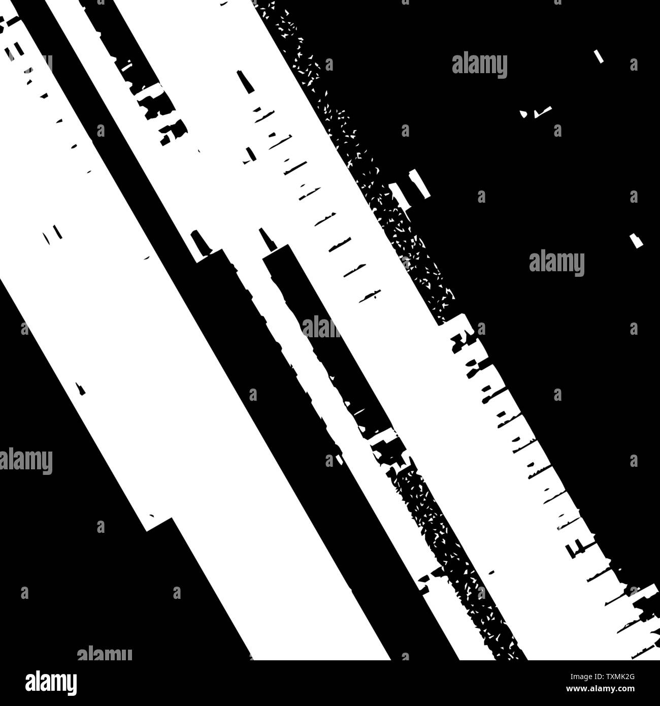 Glitched Diagonal Overlay Stock Vector Image & Art - Alamy