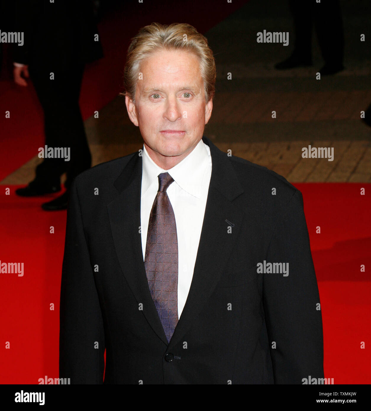 Actor Michael Douglas arrives on the red carpet before a tribute ...