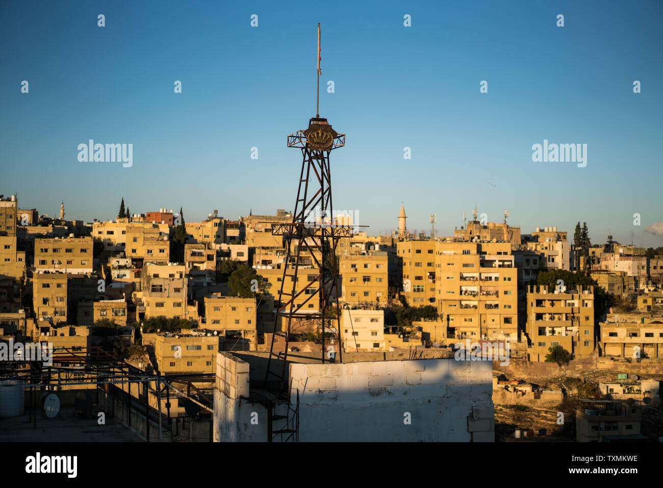 Aerial view of the Amman, Jordan Stock Photo - Alamy