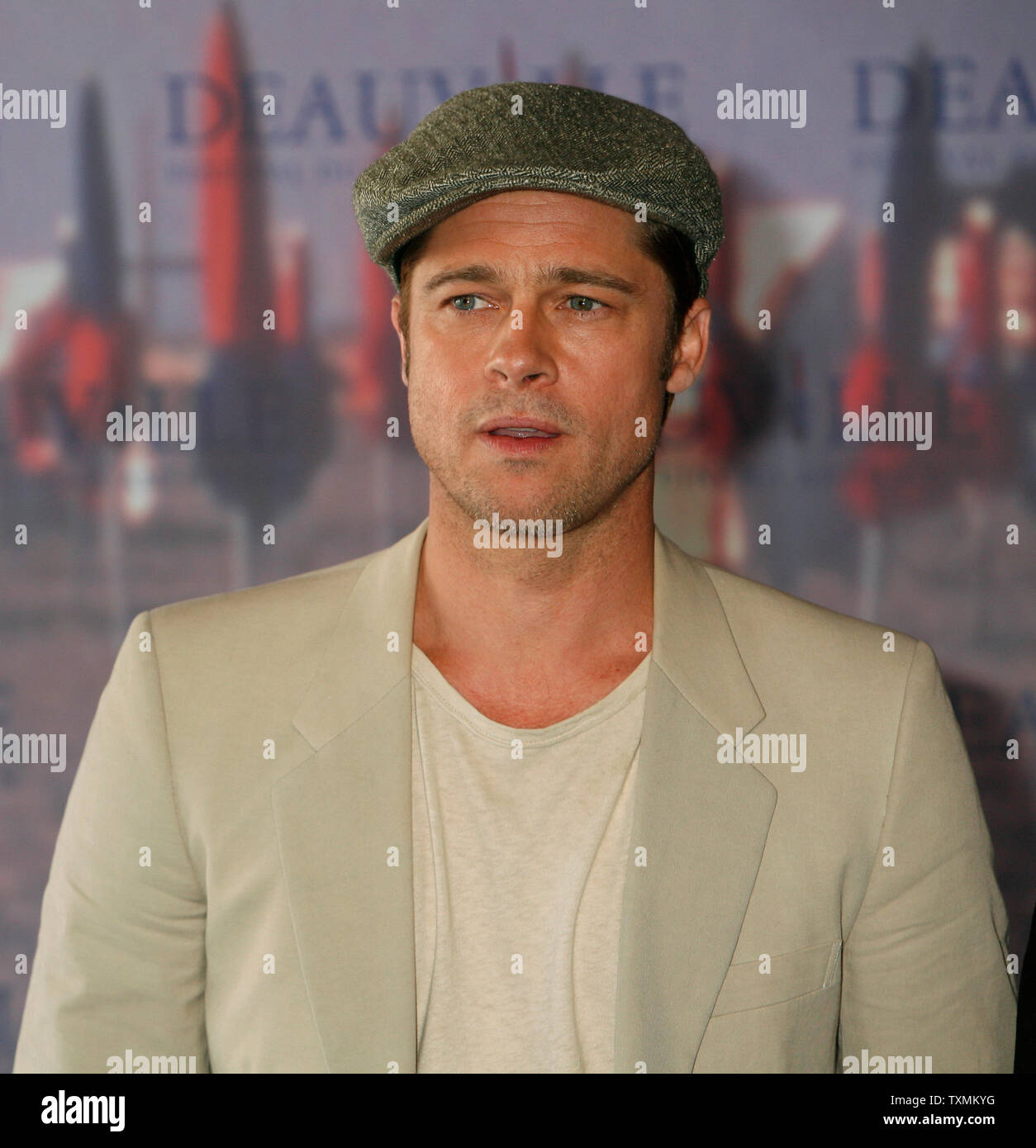 Actor Brad Pitt arrives at the 33rd American Film Festival of Deauville ...