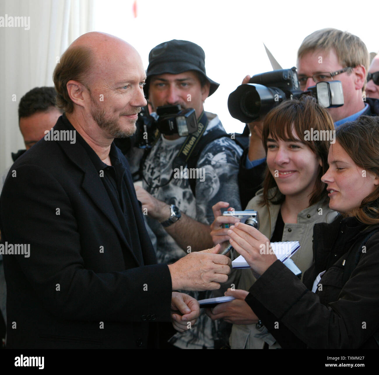 Director Paul Haggis signs autographs at the 33rd American Film ...