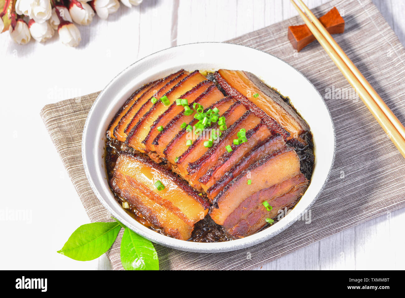 Sichuan cuisine buttoned meat HD picture Stock Photo - Alamy