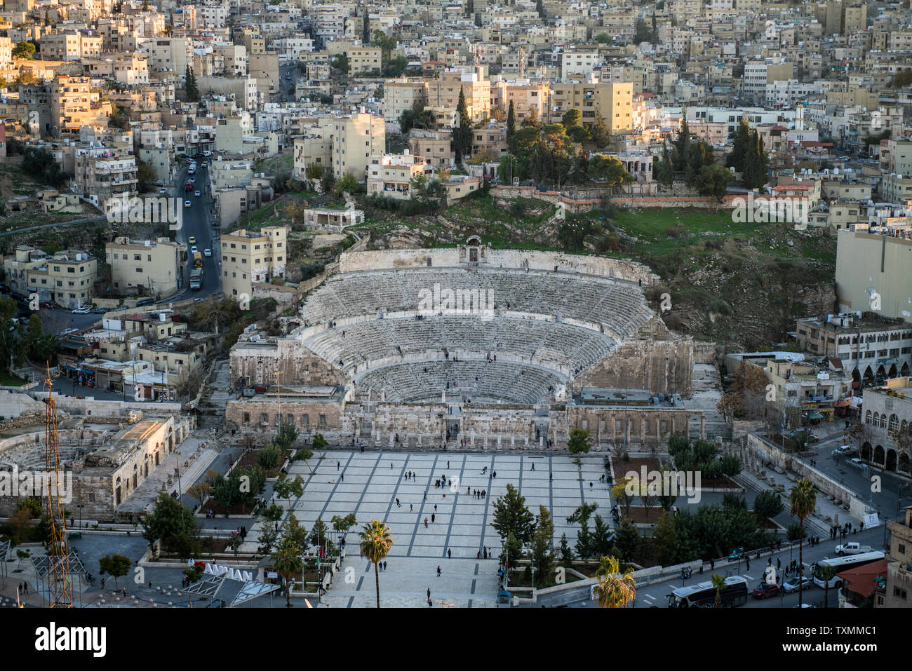 Aerial view of the Amman, Jordan Stock Photo - Alamy
